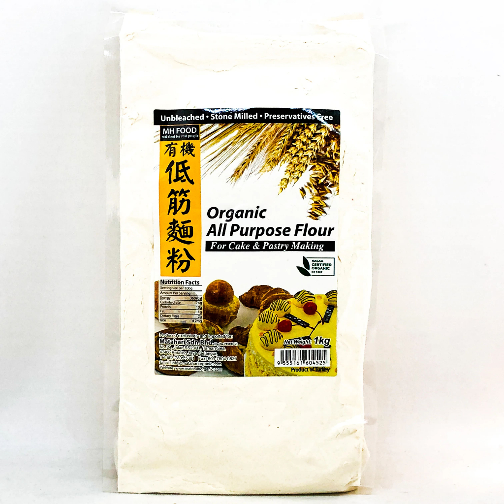 Jual MH Organic All Purpose Flour 1kg Tepung Serbaguna Organik | Shopee Indonesia