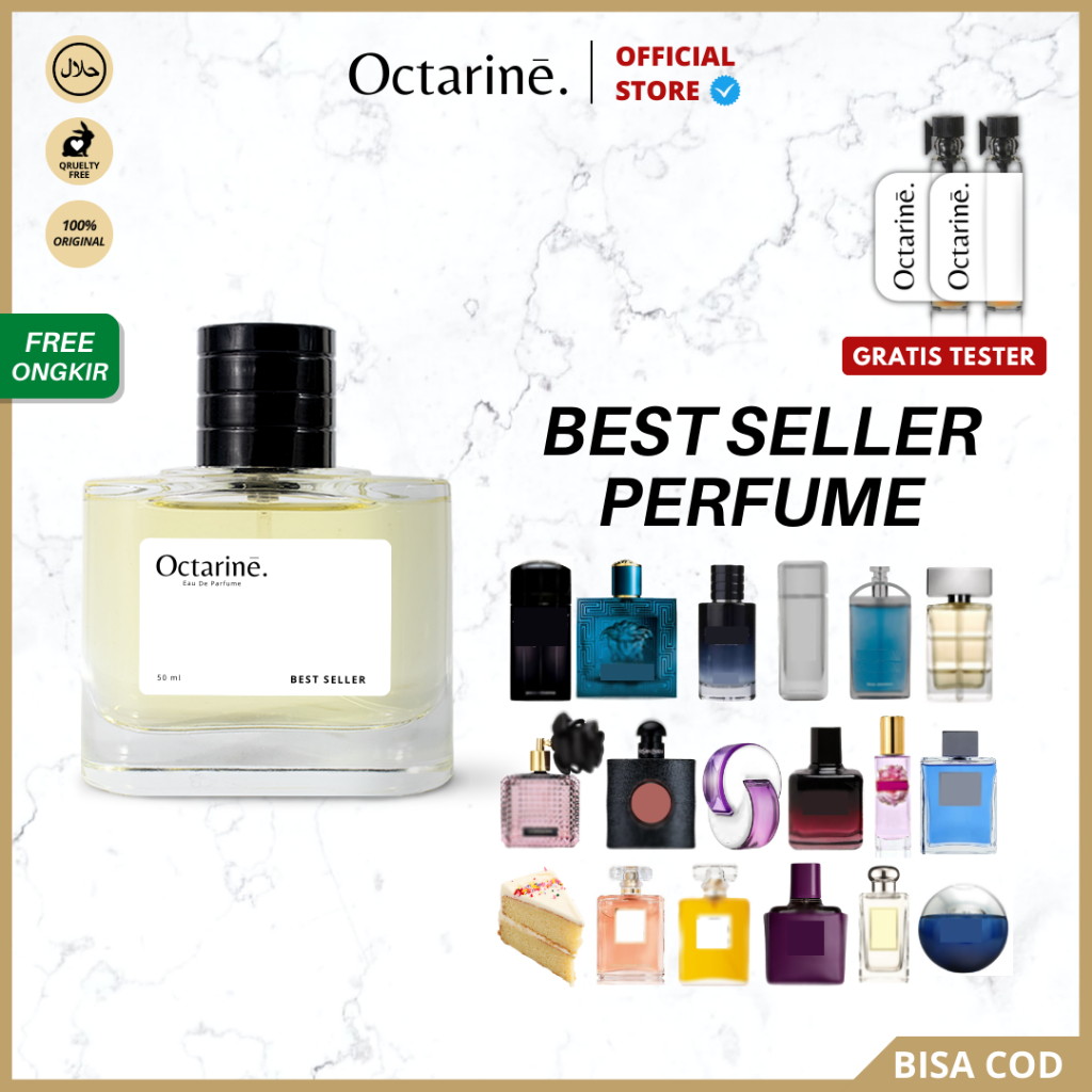 Jual Octarine - Parfum Pria Wanita BEST SELLER Tahan Lama Aroma Fresh, Elegant, Sweet, Cool ...