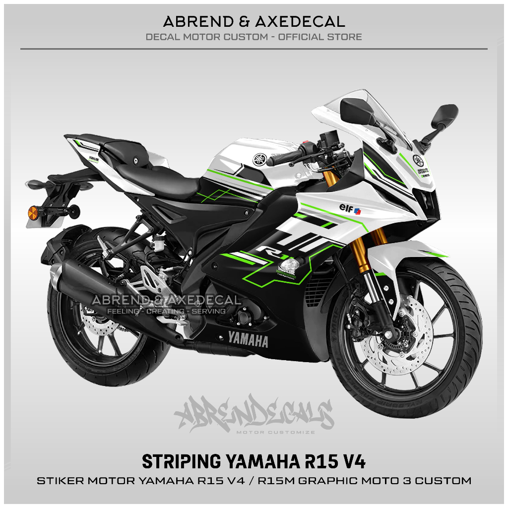 Jual STIKER MOTOR R15 V4 GRAFIS MOTO 3 DESIGN VARIASI / STIKER MOTOR ...