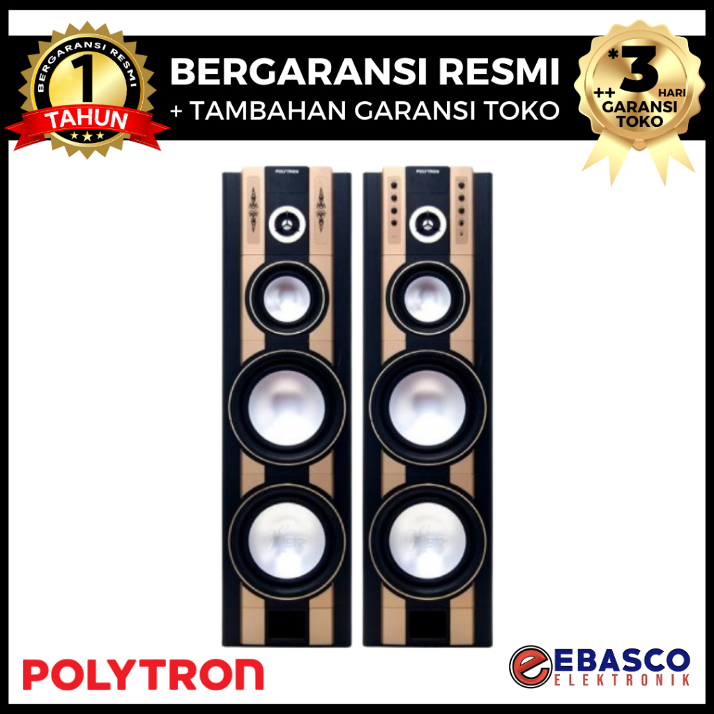 Jual POLYTRON Speaker Aktif PAS 69 - Bluetooth Remote Control Daya 200 ...