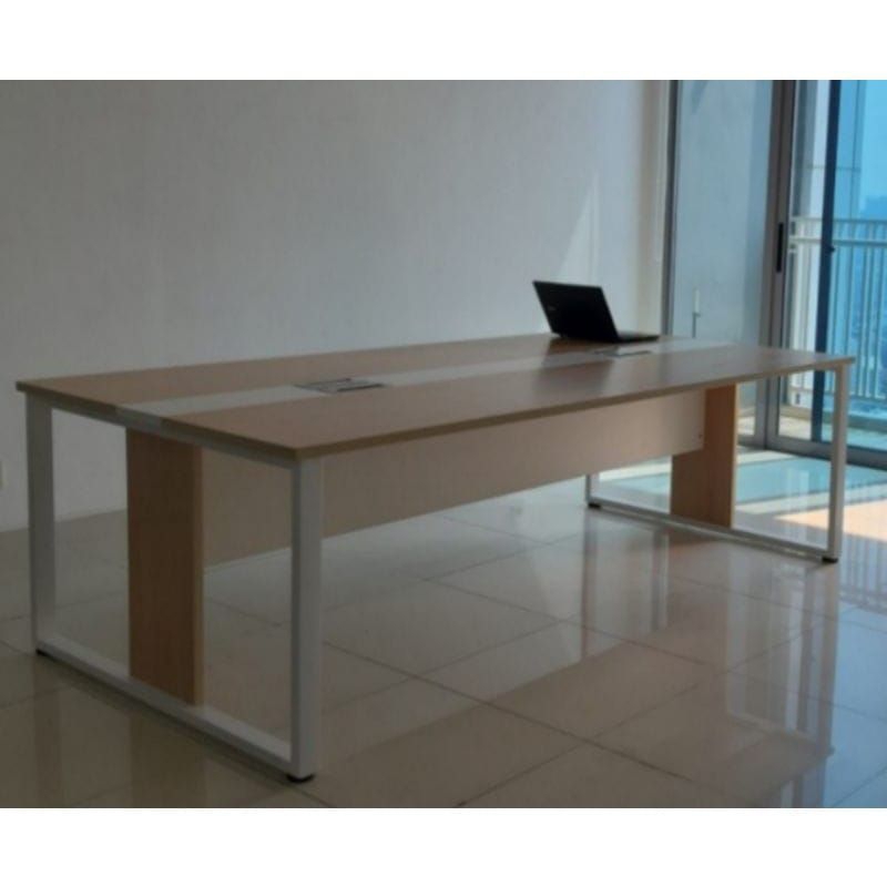 Jual MEJA RAPAT 240 CM MEJA MEETING MODERN MEJA KOMPUTER TERLARIS MEJA ...