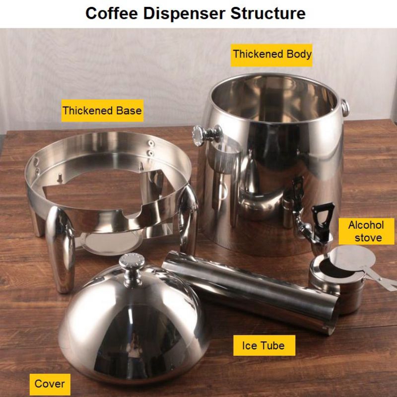 Jual Dispenser Teh dan Kopi pemanas prasmanan catering hotel restoran ...