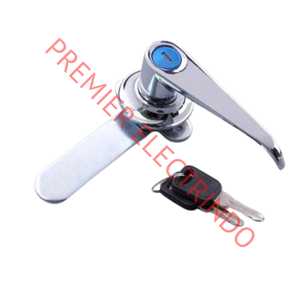 Jual Kunci Panel A45-1 - Kunci Gagang Handle Silver untuk Box Panel ...