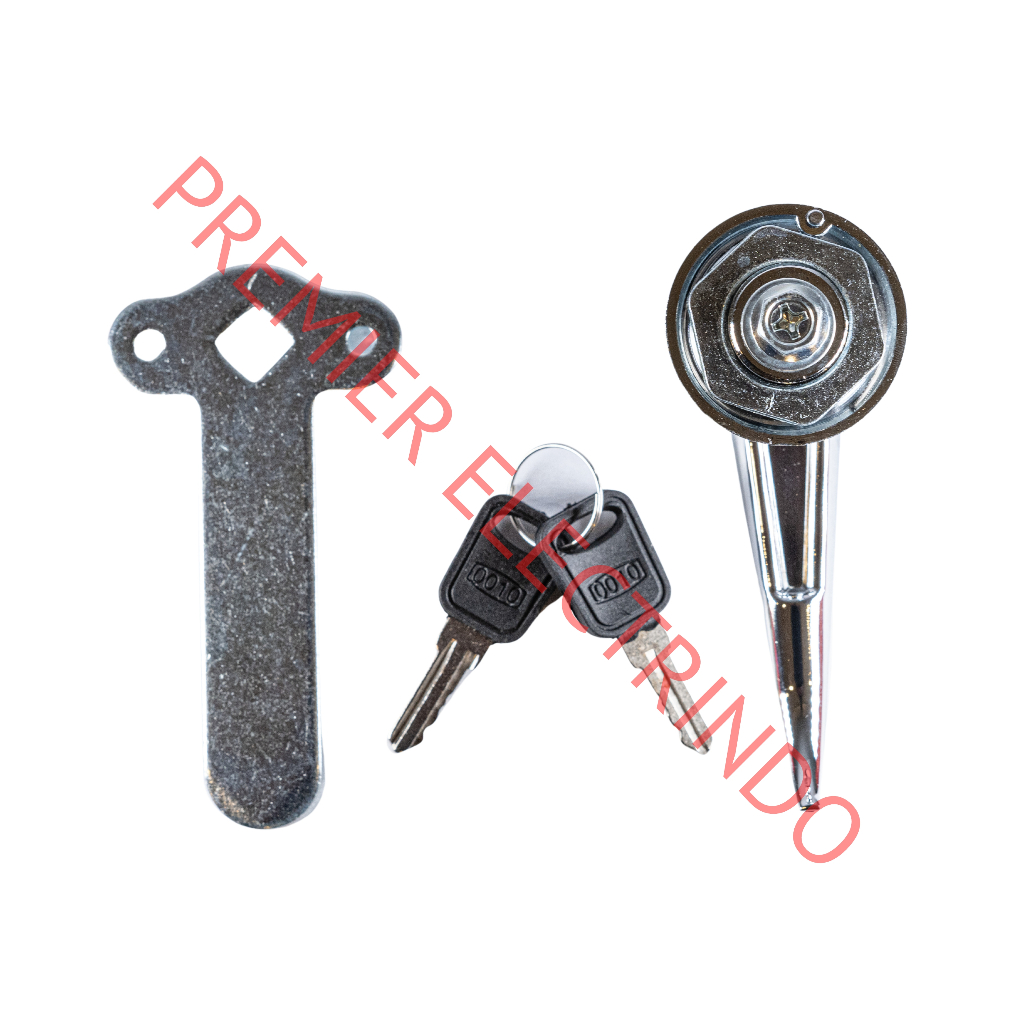 Jual Kunci Panel A45-1 - Kunci Gagang Handle Silver untuk Box Panel ...