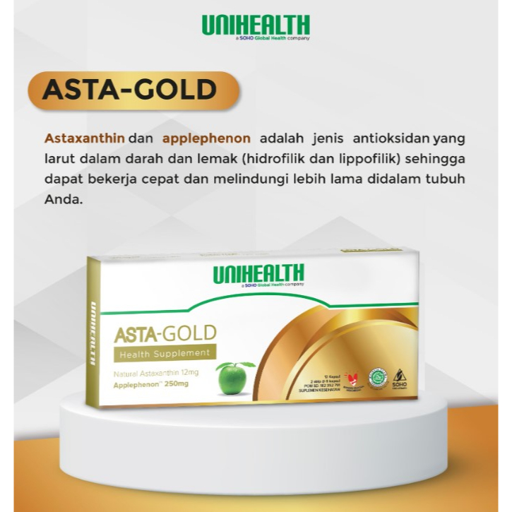 Jual Obat Herbal Untuk Pembuluh Darah Asta Gold Antioksidan | Shopee ...