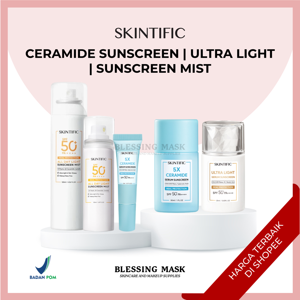 Jual SKINTIFIC 5X Ceramide Serum Sunscreen SPF50 PA++++ 30mL ...