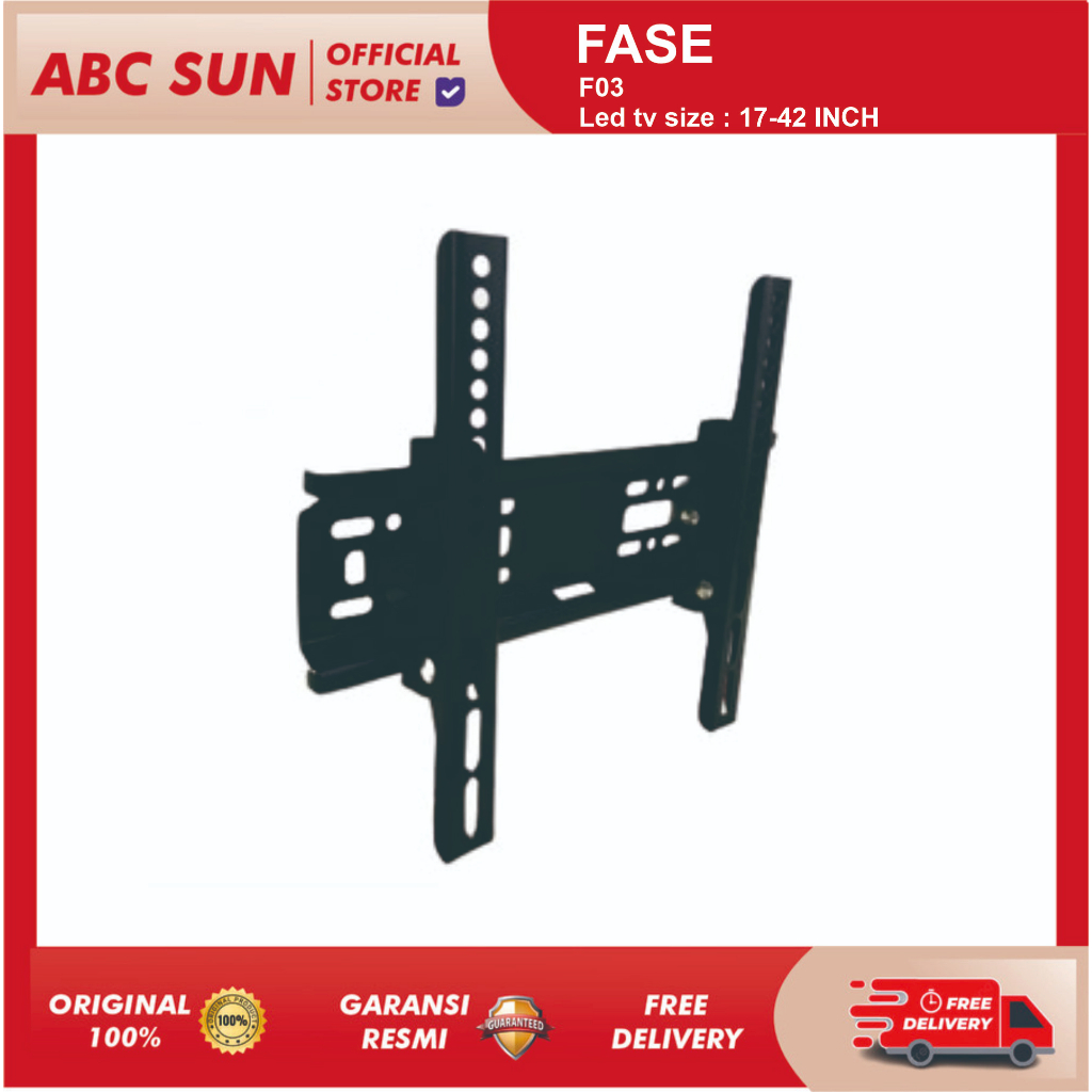 Jual Bracket TV LED Fase FB03 Led Tv Size 17-43 Inch | Shopee Indonesia