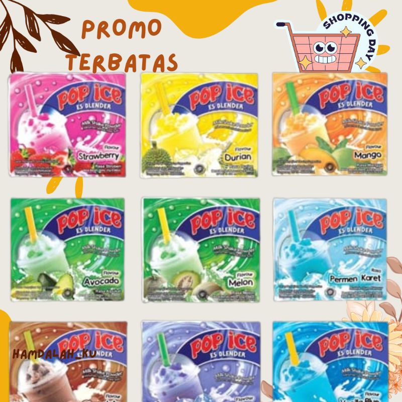 Jual pop ice renteng isi 10 sachet | Shopee Indonesia