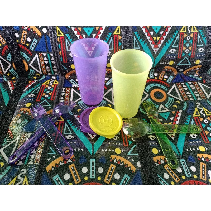 Jual mini tumblers /cutlery set Tupperware | Shopee Indonesia