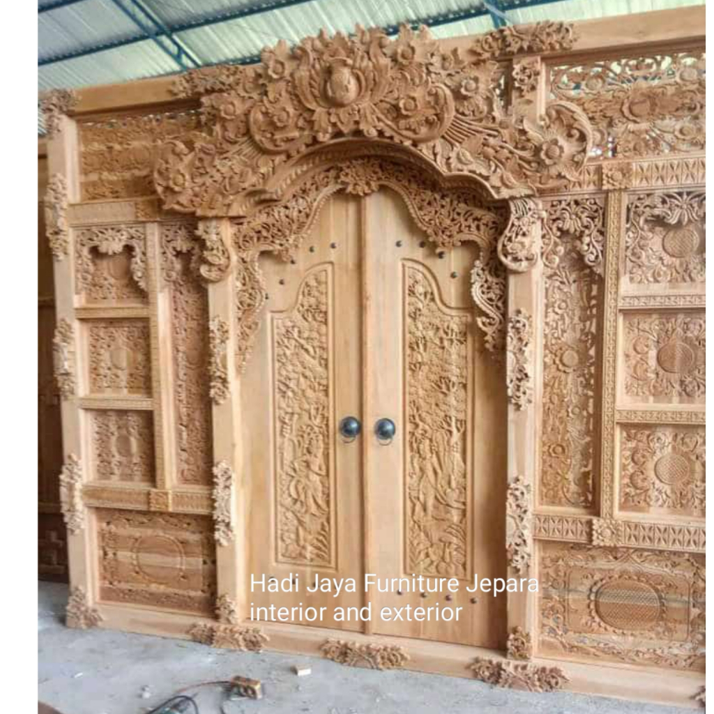 Jual pintu gebyog style bali antik, jepara | Shopee Indonesia