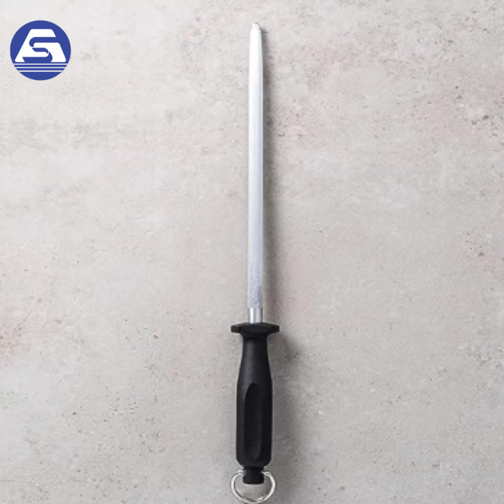 Jual Pengasah Pisau Asahan Stik Besi Honing Sharpening Steel 10 inch ...