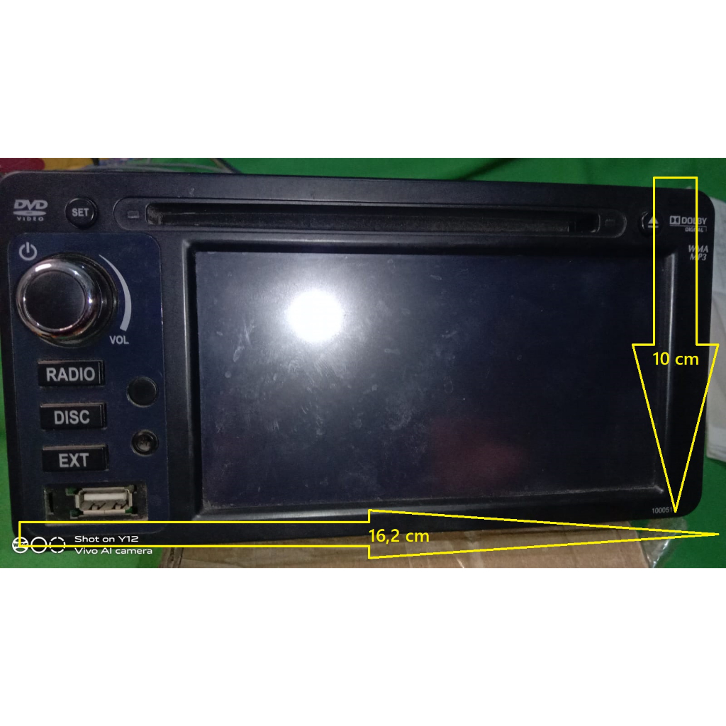 Jual HEAD UNIT BEKAS JADUL.ORI TOYOTA INNOVA (FUJITSU TEN).GRATIS SOKET ...