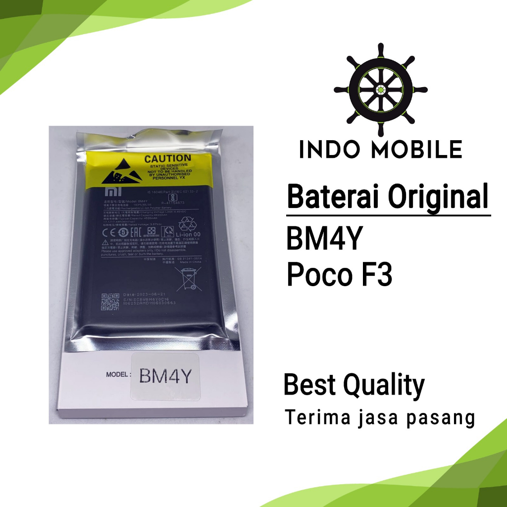 Jual BATTERY BATERAI BM4Y POCO F3 ORIGINAL | Shopee Indonesia