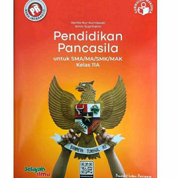 Jual Buku PR/LKS interaktif Pendidikan Pancasila,PPKN kelas XI, 11 semester 1 tahun 2025 intan ...