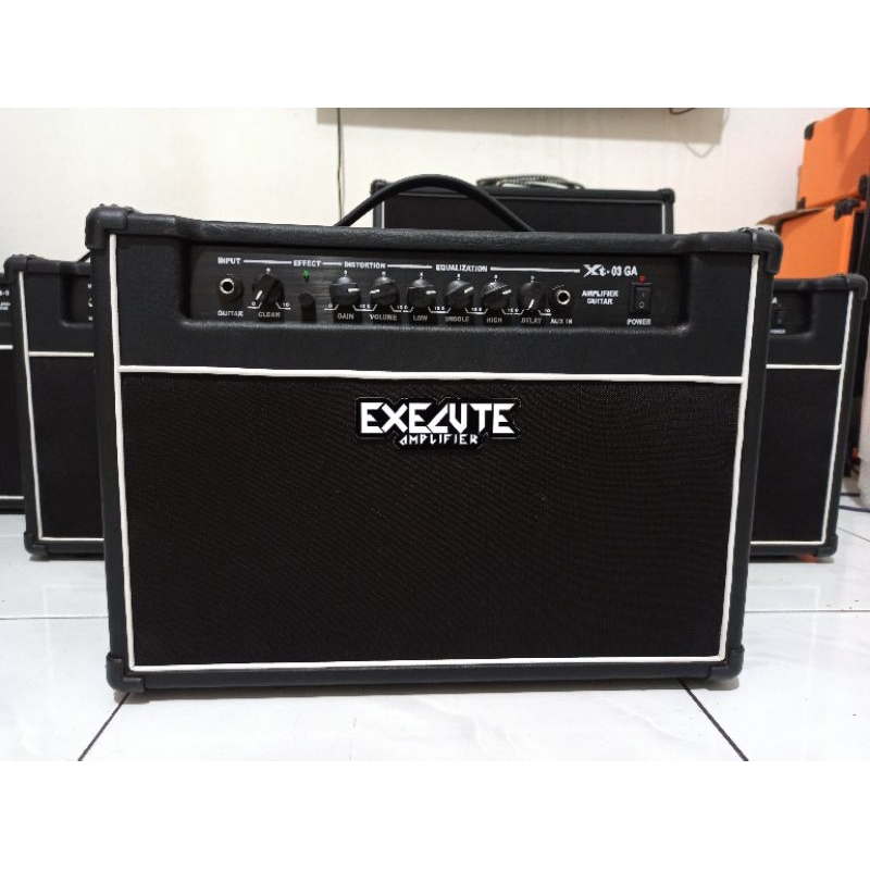 Jual ampli gitar execute original 3 input gitar dan aux/mic berkualitas ...