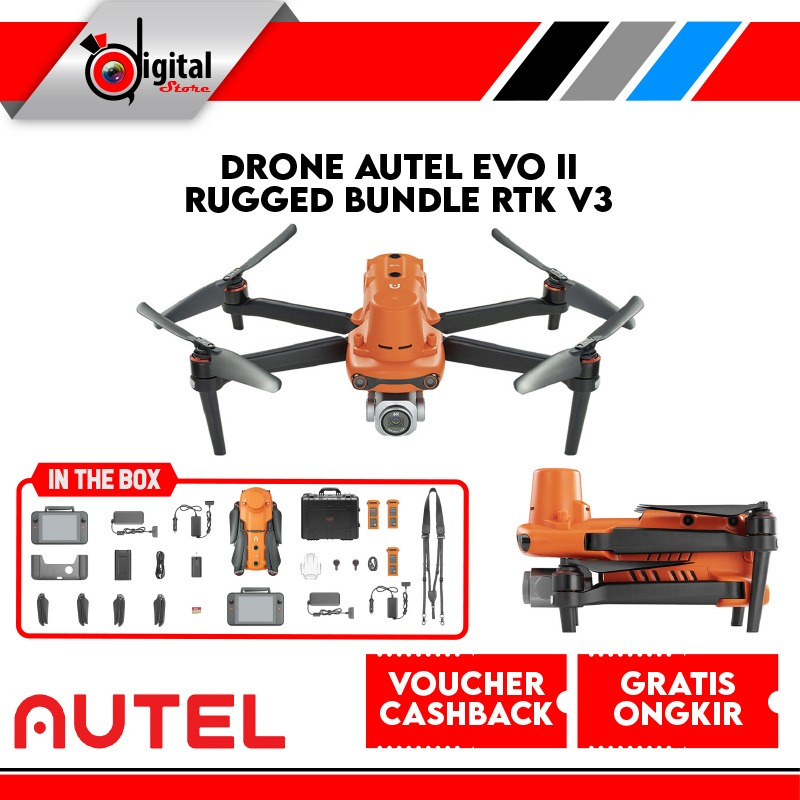 Jual Drone Autel Evo II Pro Rugged Bundle RTK V3 - Orange | Shopee ...