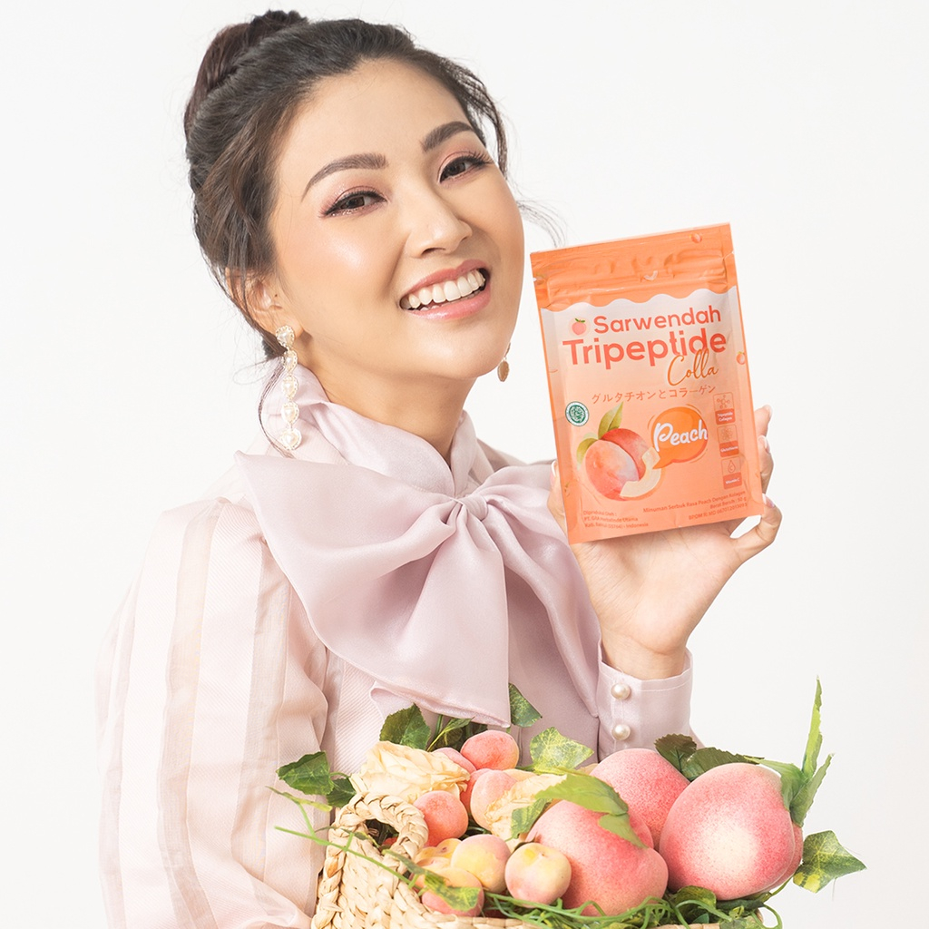 Jual Call Me Glow Peach By Sarwendah Collagen Drink Minuman Pemutih ...