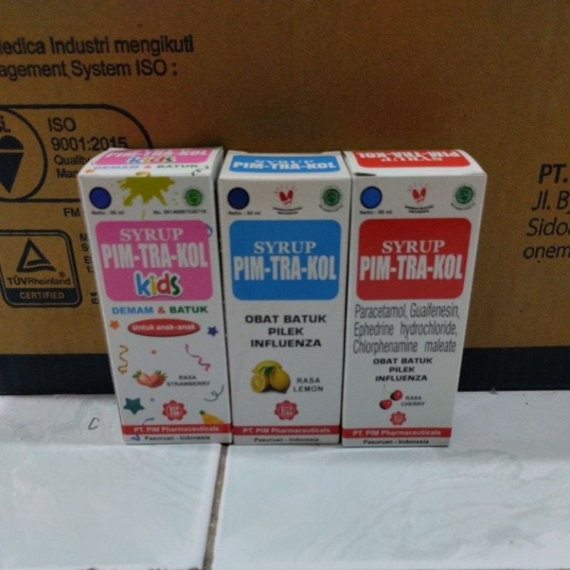 Jual Pim Tra Kol Syrup 60ml / Obat Batuk Pilek / Untuk Dewasa / Dan ...