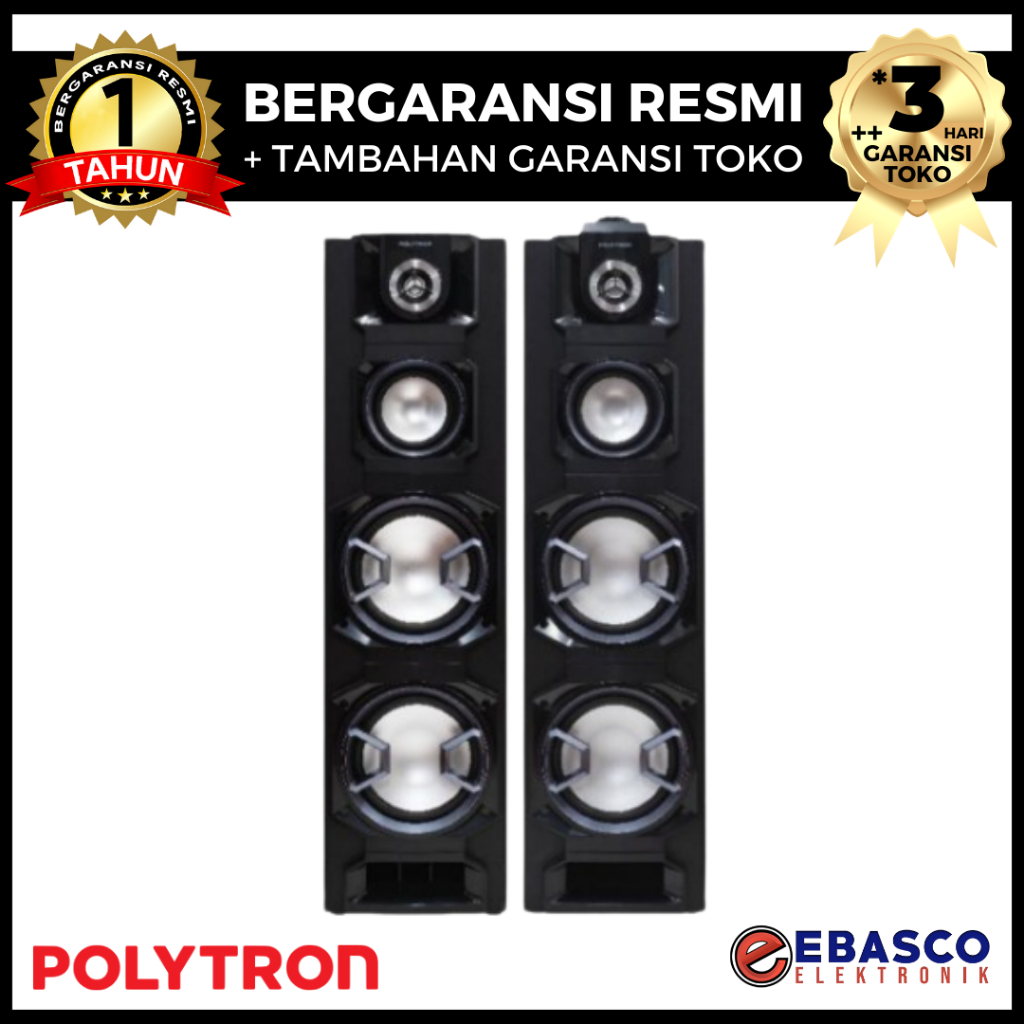 Jual POLYTRON Speaker Aktif PAS 8EF22 - Double Woofer Bluetooth 8 inch ...