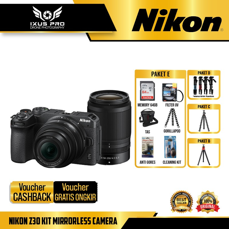 Jual NIKON Z30 / Nikon Z 30 kit Mirrorless Camera | Shopee Indonesia