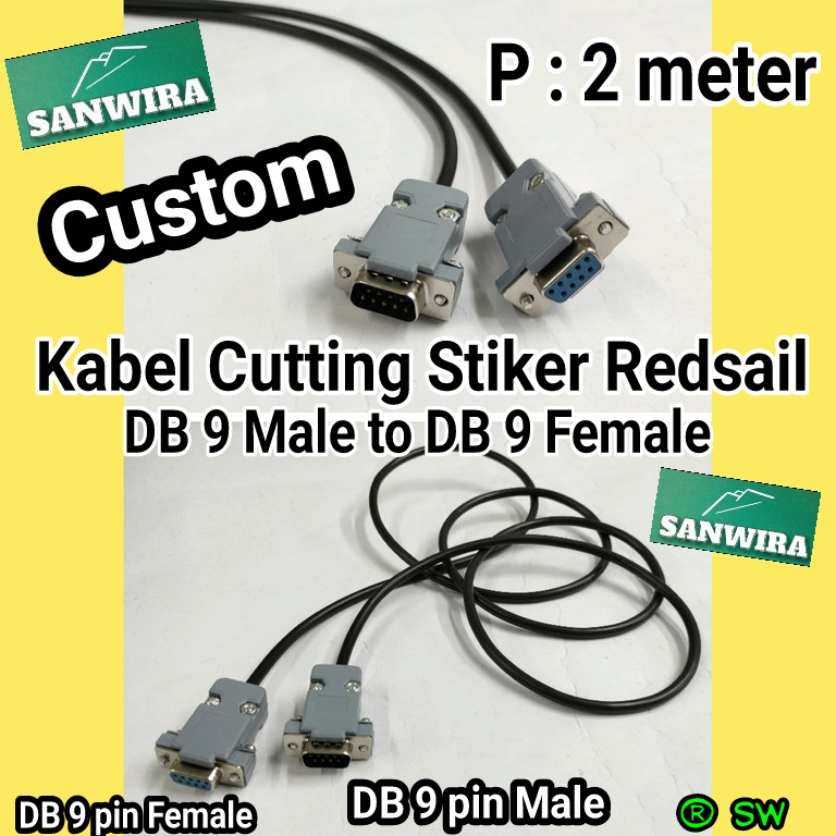 Jual Kabel Cutting Stiker Redsail / Kabel Cutting Stiker Redsail DB 9 ...