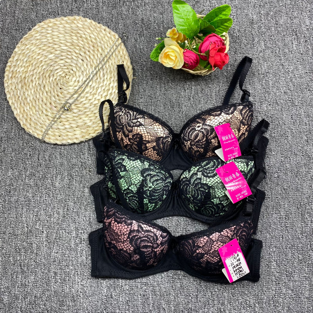 Jual Bra / BH Wanita Import Seri 776 - Busa Tebal, Kawat, Bahan Halus | Shopee Indonesia