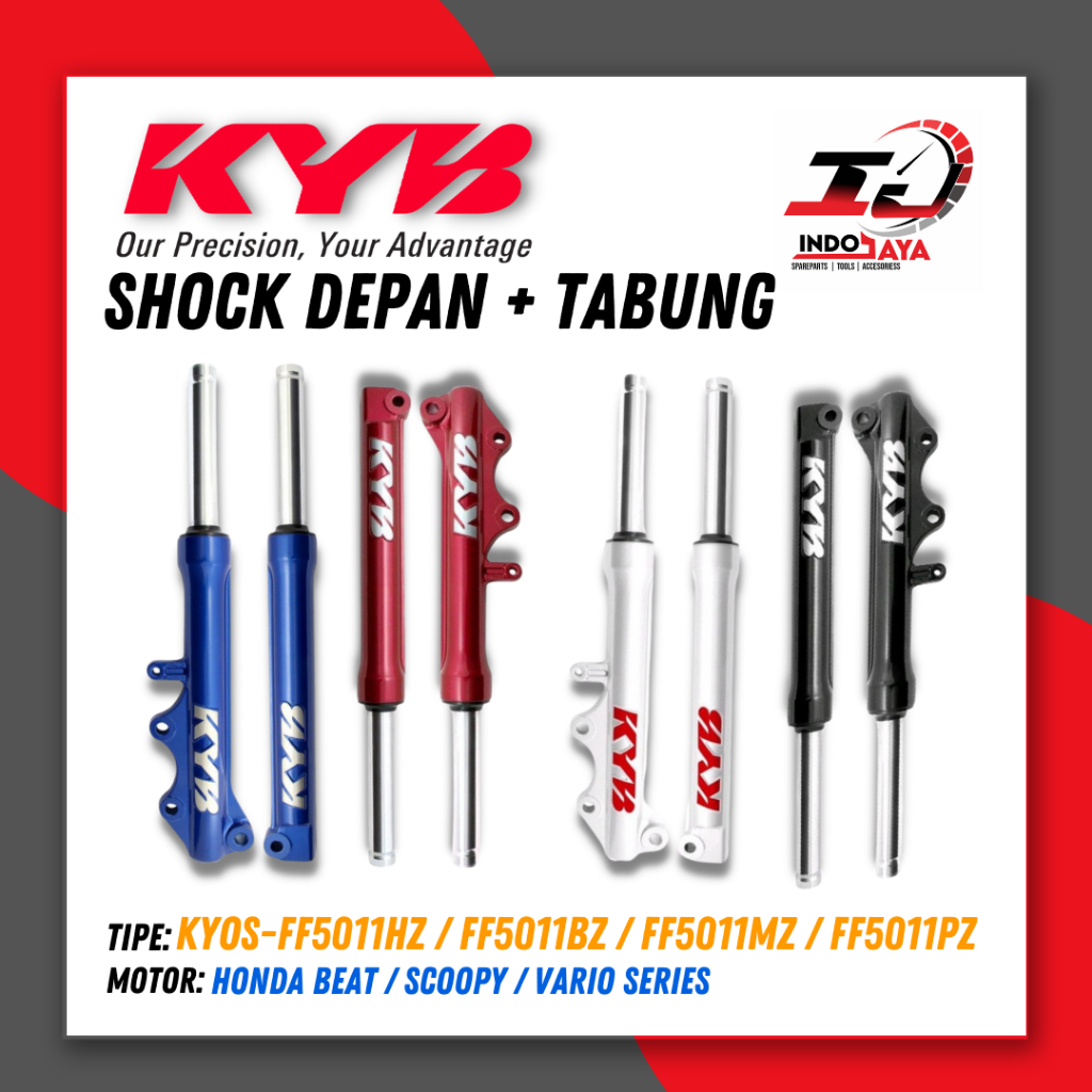 Jual SHOCK DEPAN + TABUNG KAYABA KYOS-FF5011 SERIES UNTUK BEAT / VARIO / SCOOPY / SHOCK AS ...