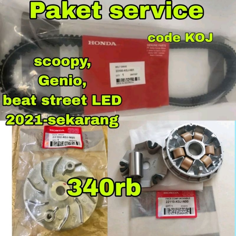 Jual rumah roller set kipas cvt dan vanbel Scopy 2022 Genio beat street led | Shopee Indonesia