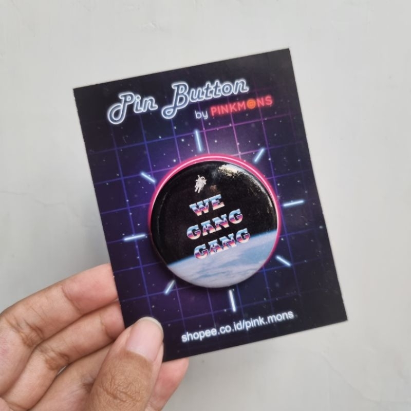 Jual sale! WE GANG GANG Pin Button Khh Khiphop by PINKMONS | Shopee ...