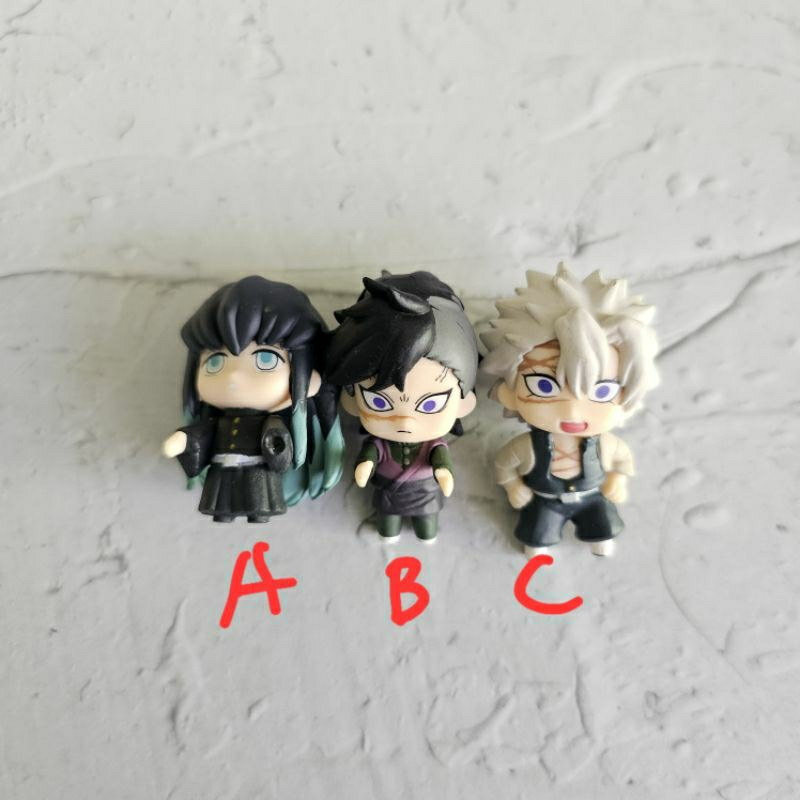 Jual mini figure kimetsu no yaiba narabundesu tokito sanemi minus no ...