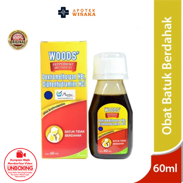 Jual Woods Peppermint Antitussive Sirup - Obat Batuk & Flu | Shopee ...