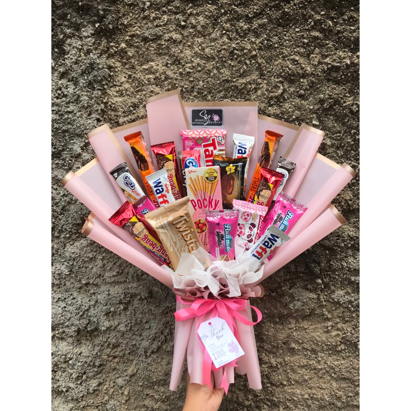 Jual Bouquet Bucket buket snack jajan ready murah | Shopee Indonesia