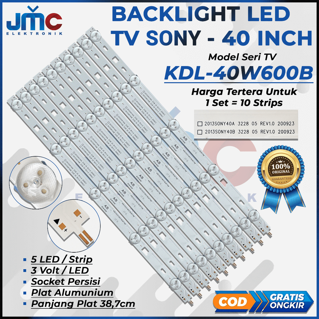 Jual Backlight TV SONY 40 Inch KDL-40W600B | Shopee Indonesia