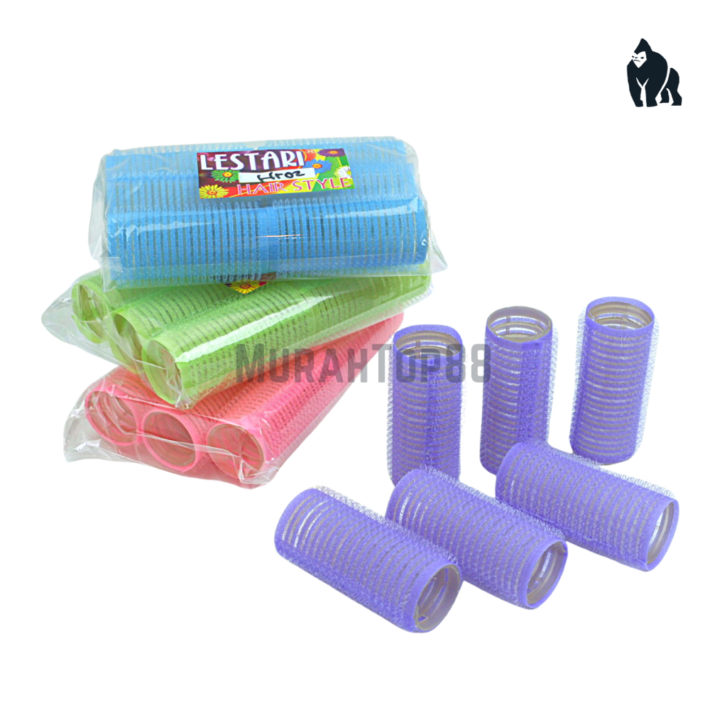 Jual Roll Rambut Gulung Kecil Otomatis Ukuran 2.5 cm / Roller Poni ...