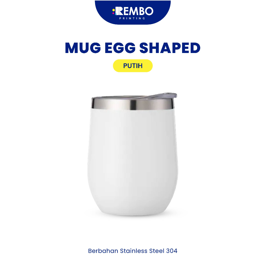 Jual Custom Mug Egg Shaped Gelas Kopi / Gelas Kopi / Cangkir Teh ...