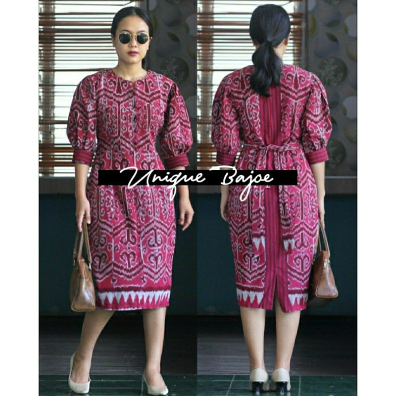 Jual Morissa Series Dress TENUN ORIGINAL PREMIUM TEBAL PADAT LAPIS ...