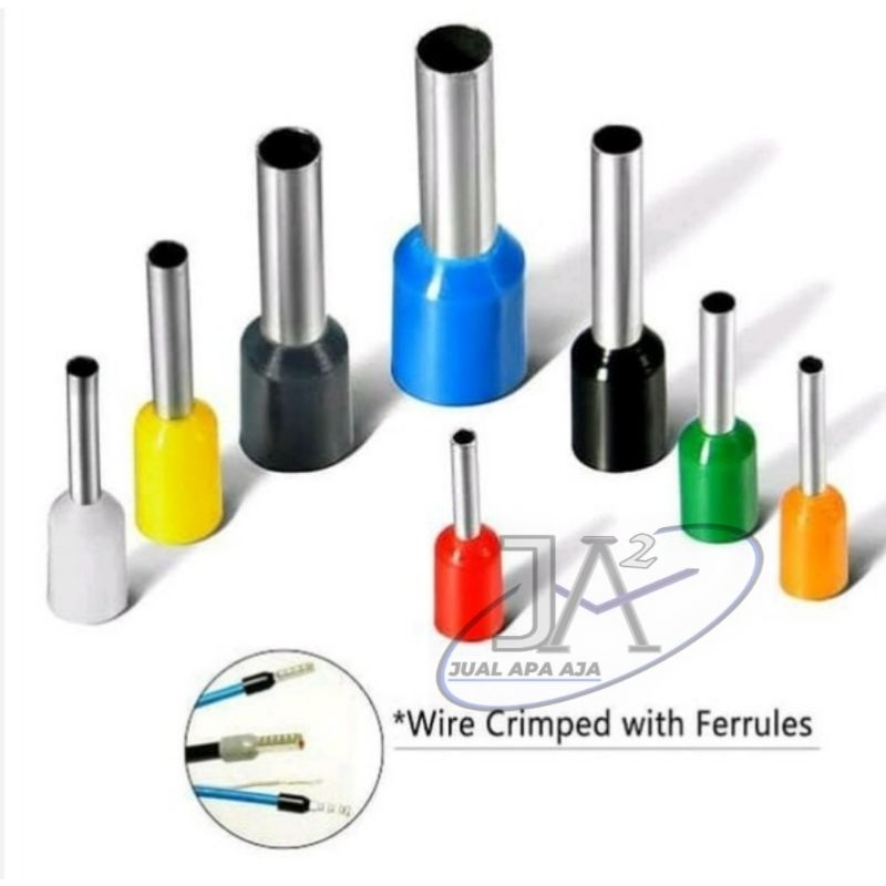 Jual Skun FERULES Skun Endess FERRULES Insulated Skun kabel | Shopee ...