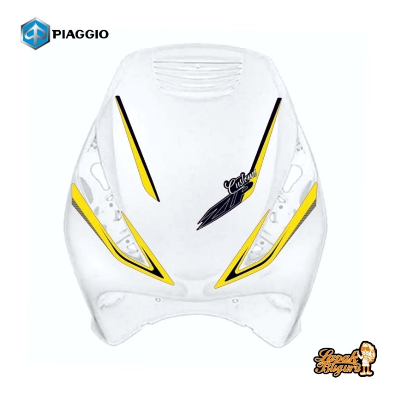 Jual PIAGGIO ZIP SP LIVERY STRIPING DECAL ZIP 100CC MOTOR CUSTOM LOKAL ...