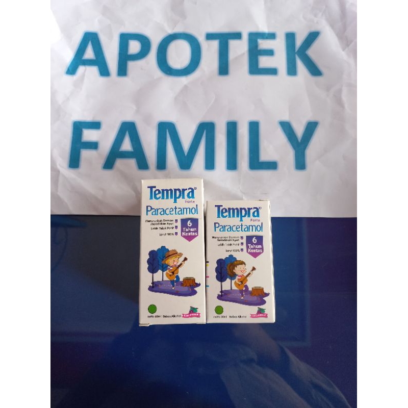Jual Tempra Forte Sirup 60 Ml / Paracetamol 250 Mg / Anak 6 Tahun Ke ...