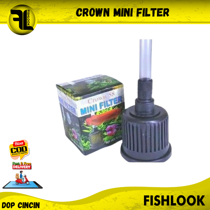 Jual MINI FILTER CROWN 58 FILTER INTERNAL AQUARIUM / FILTER AKUARIUM ...