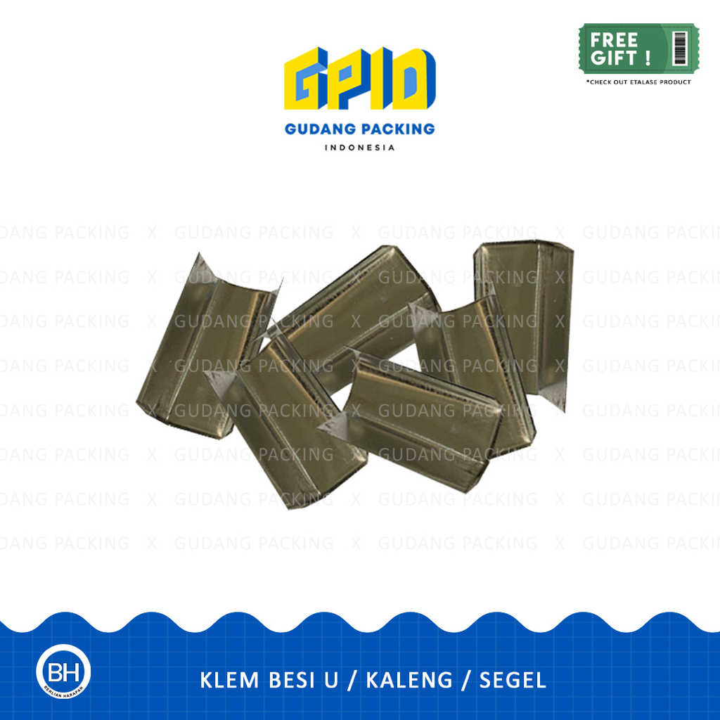 Jual Segel / Klem U untuk Bandezer / Strapping Besi 1kg | Shopee Indonesia