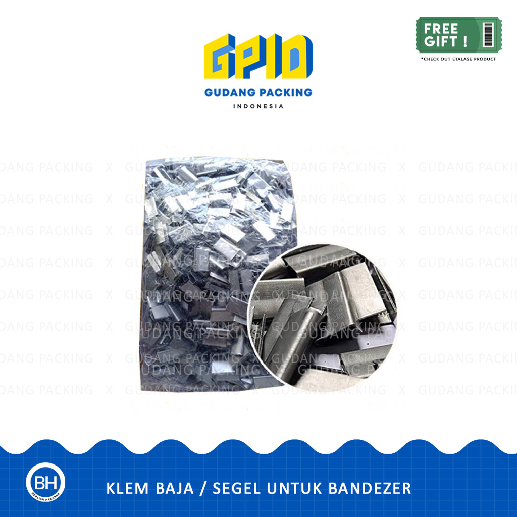 Jual Segel / Klem Besi / Baja untuk Bandezer / Strapping Besi | Shopee ...