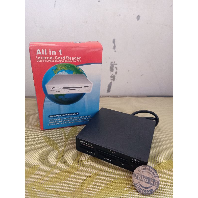 Jual Internal Card Reader USB 2.0 Embedded AC-108 AC108 | Shopee Indonesia