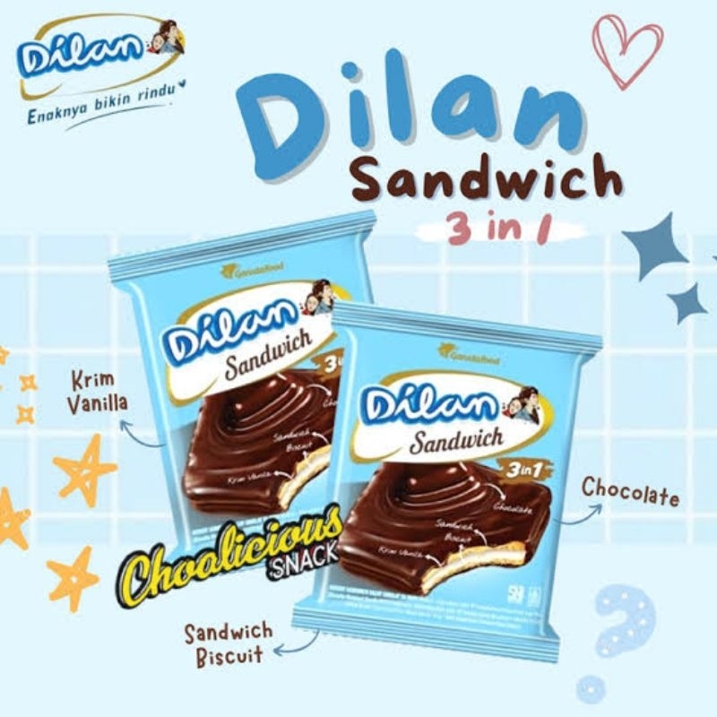 Jual Dilan Sandwich 16g (x10 bks) | Shopee Indonesia