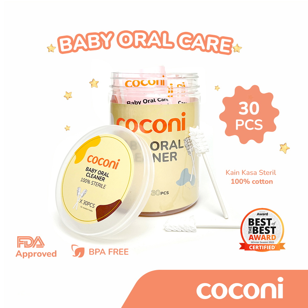 Jual COCONI Baby Oral Cleaner Gauze Stick | Kain Kasa Steril ...