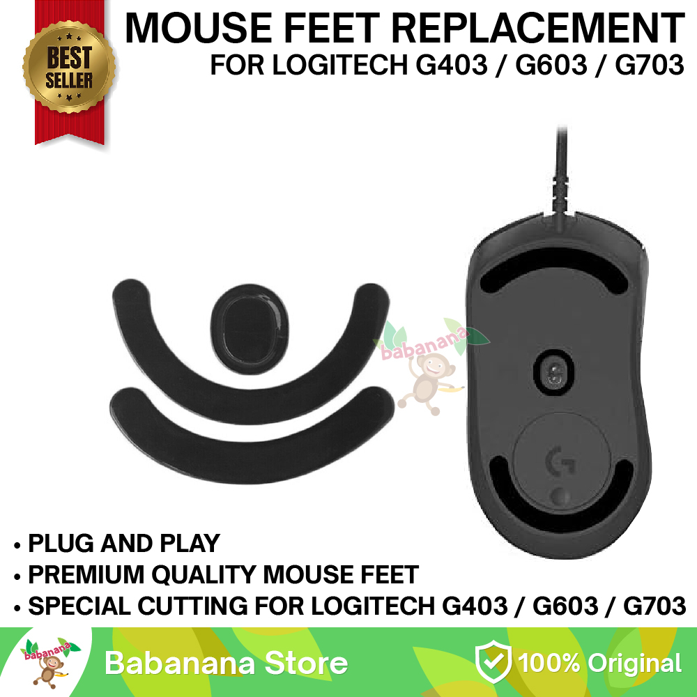 Jual Mouse Feet Logitech G403 G603 G703 Rubber Glide Skate Replacement ...