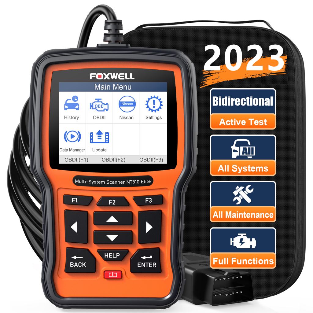 Jual FOXWELL NT510 Elite OBD2 Full System Scanner OBD2 Scanner Car ...