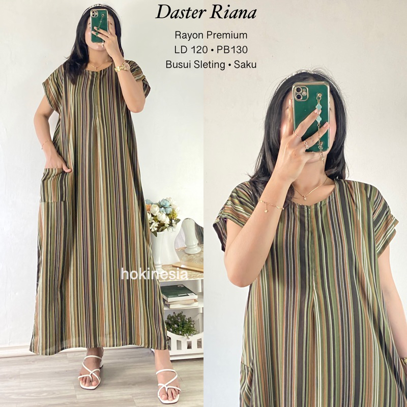 Jual Daster Riana / Daster Jumbo LD 120 PB 130 Daster Panjang Busui ...