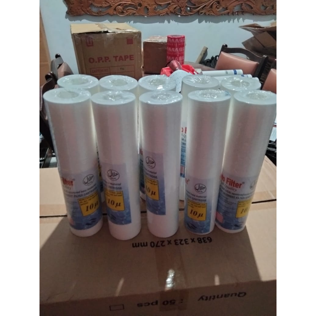 Jual katrid Filter nano 10inch (isi 10Pcs) | Shopee Indonesia