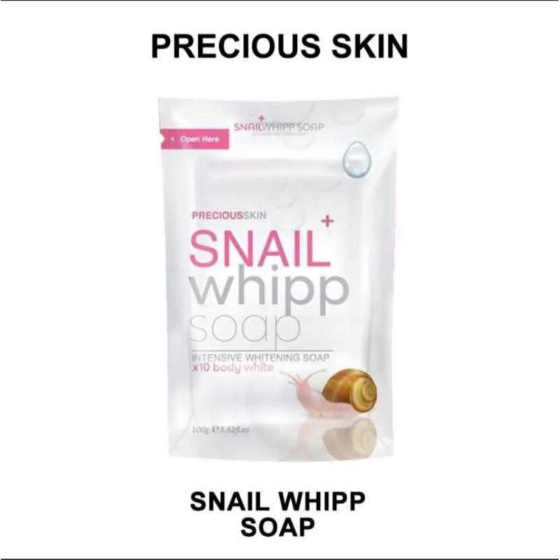 Jual PRECIOUS SKIN SNAIL WHIPP SOAP INTENSIVE WHITENING ORIGINAL ...